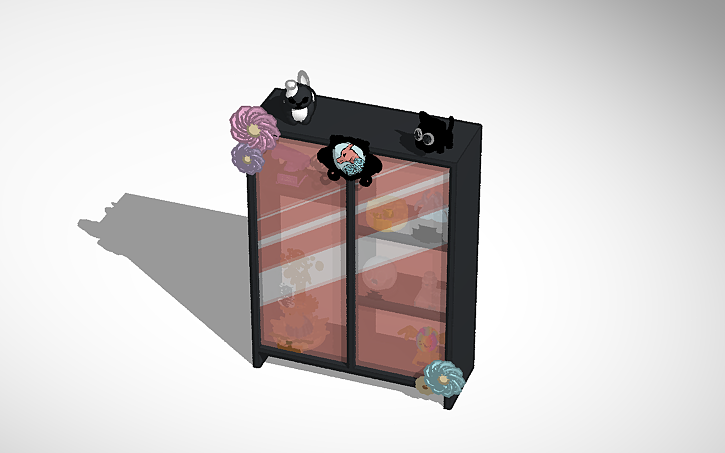 3D design Trophy Case - Tinkercad