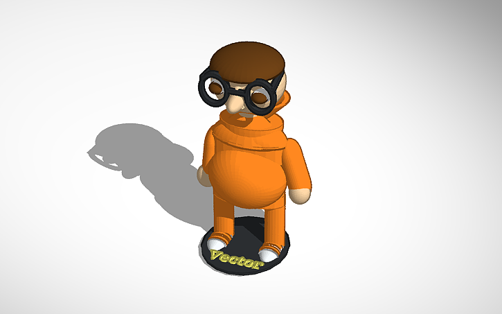 3D design Vector "Despicable me" - Tinkercad