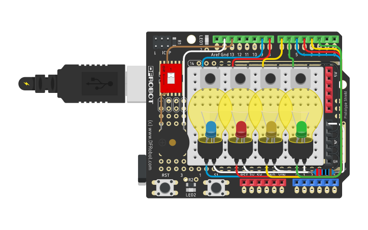 Circuit Design Game Simon Genius Tinkercad