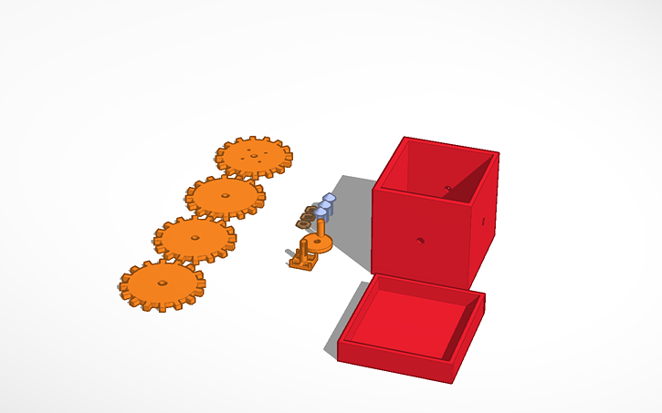 3D design Gear Box - Tinkercad
