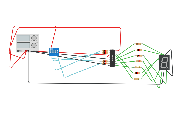 Circuit Design Copy Of Bcd To 7 Segment 2 Tinkercad 