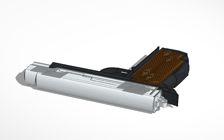 3D design gun - Tinkercad