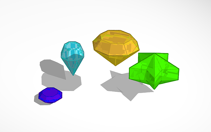 3D design gems - Tinkercad
