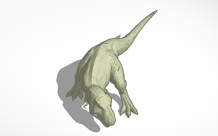 3D design T-REX - Tinkercad