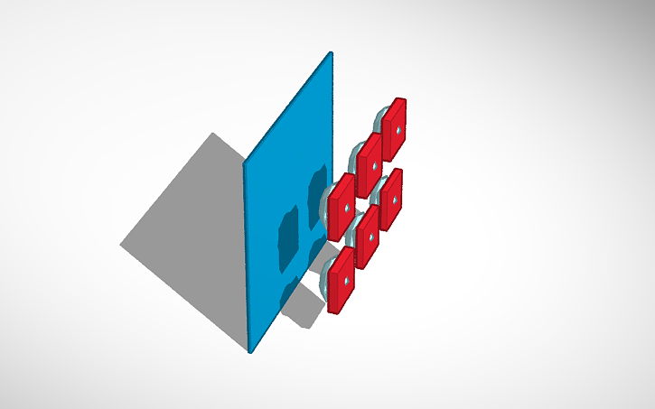 3d Design Multi Ccd Array With Microlenses Setup Tinkercad 2817
