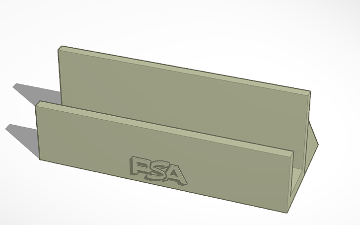 3D design Graded Sports Card Holder - Tinkercad