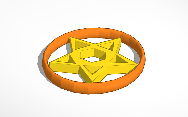 3D design magen david 2.0 | Tinkercad