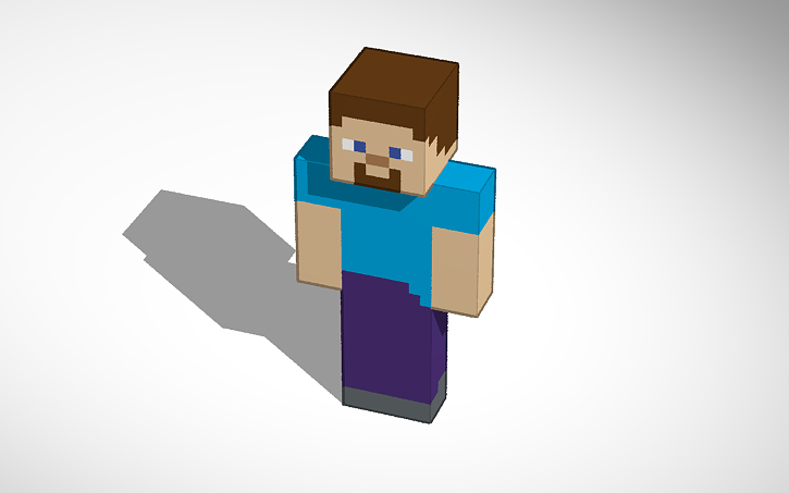 3D design Minecraft Steve! | Tinkercad