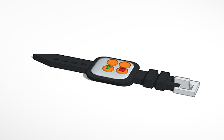 3D design smart watch - Tinkercad