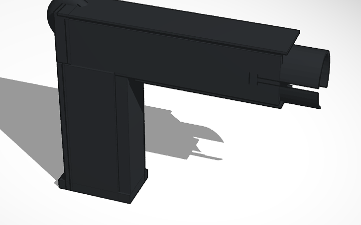 3D design simple pistol | Tinkercad