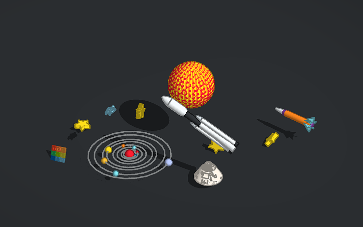 3d Design Copy Of Space Tinkercad