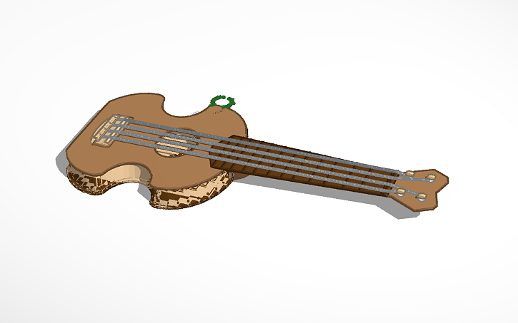 3D design ukulele - Tinkercad