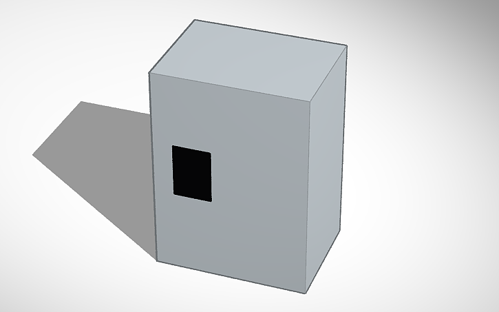 3D design Design intelligent refrigerator | Tinkercad