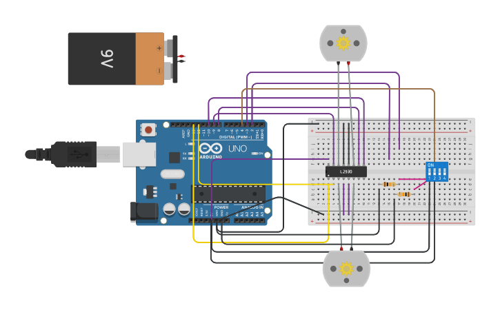 Circuit design Nicolas Simon | Tinkercad