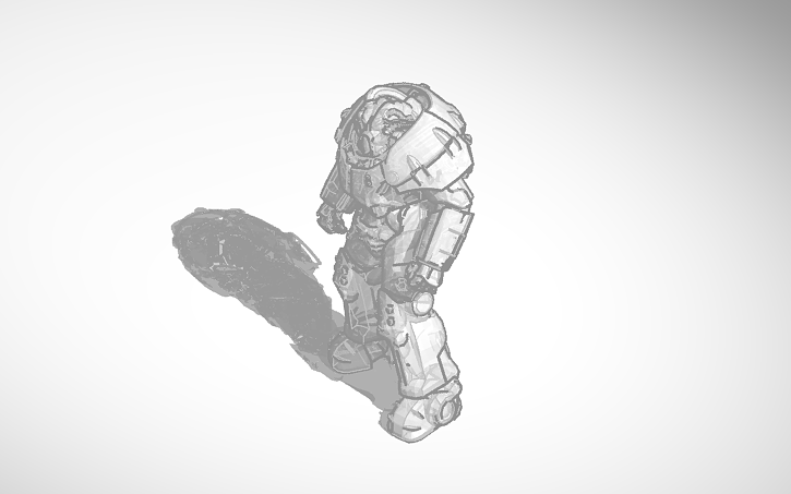 3D design Fallout 4 X-01 power armor Scaled x2 | Tinkercad