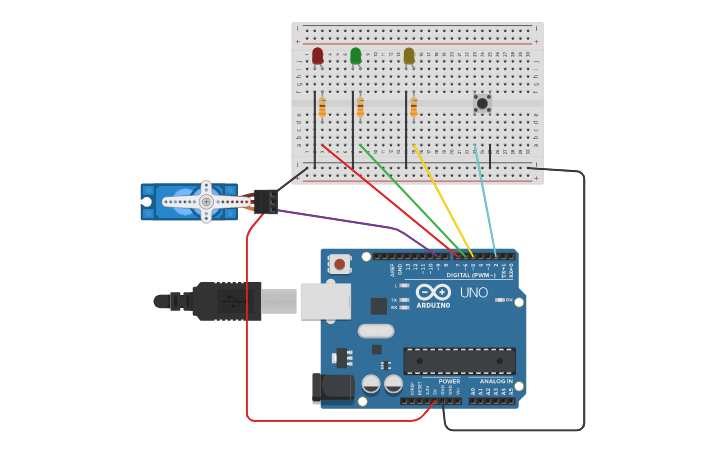 Circuit design String Com - Tinkercad