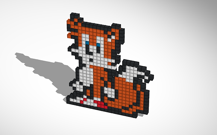 3D design Tails - Tinkercad