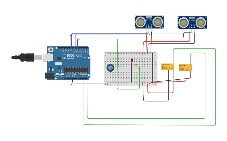 Circuit design simulation1 - Tinkercad