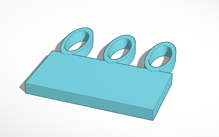 3D design grocery hook - Tinkercad