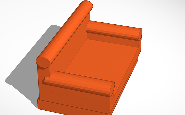 3d Design Sofa Tinkercad
