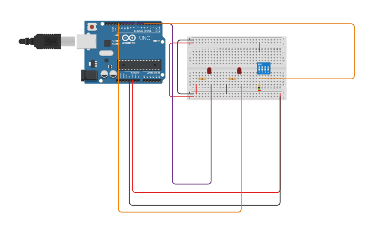 Circuit design practica 1 M - Tinkercad