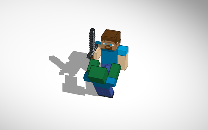 3D design MINECRAFT!!!!!!!!!!!!!! | Tinkercad