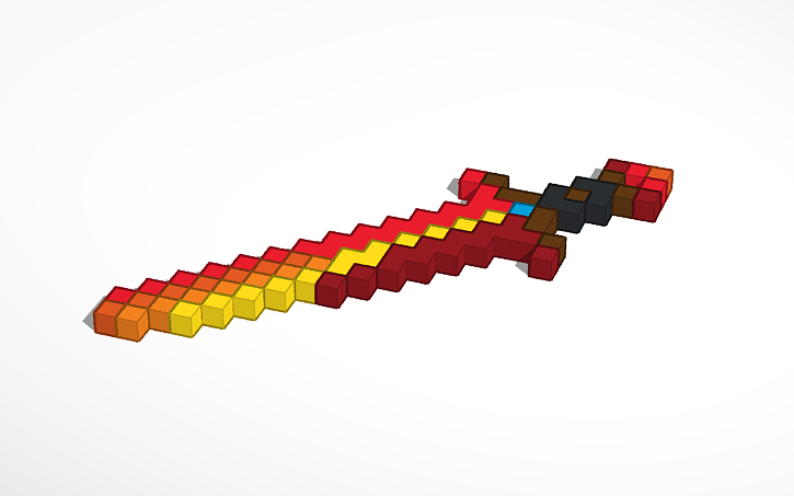 3D design Flame Sword | Tinkercad