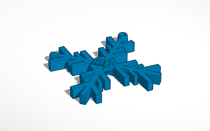 3D design Snowflake | Tinkercad