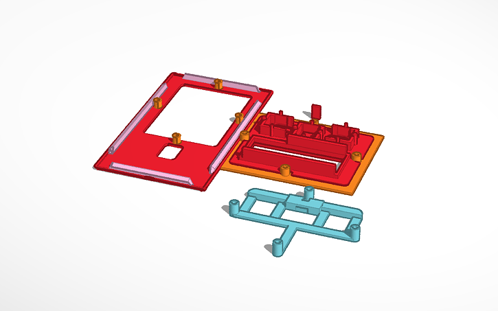 3D design Intel Edison LCD, Encoder & 2 Button Module - Tinkercad