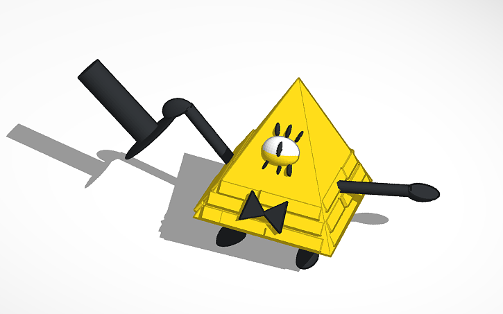 3d Design Gravity Falls Bill Tinkercad