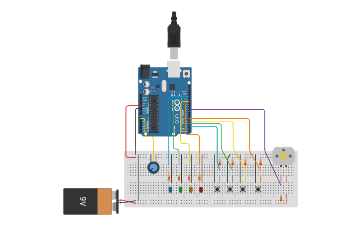 Circuit design Proyecto | Tinkercad