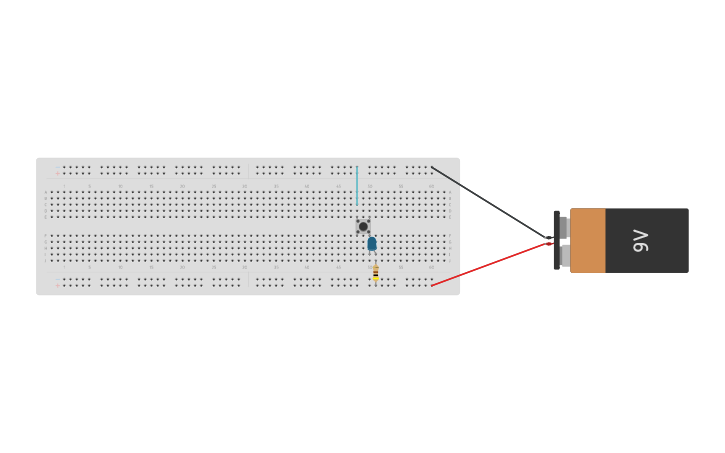 Circuit design led con pulsador - Tinkercad Circuit design led con pulsador - Tinkercad