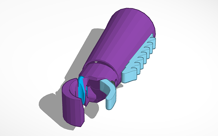 3D design hand - Tinkercad