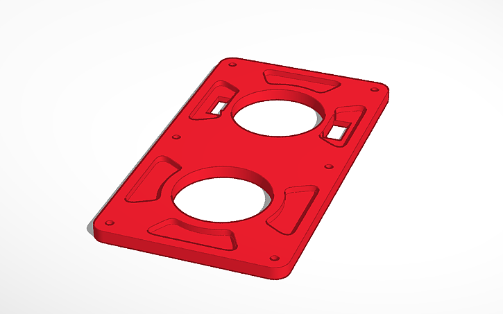 3D design extended vesa plate | Tinkercad