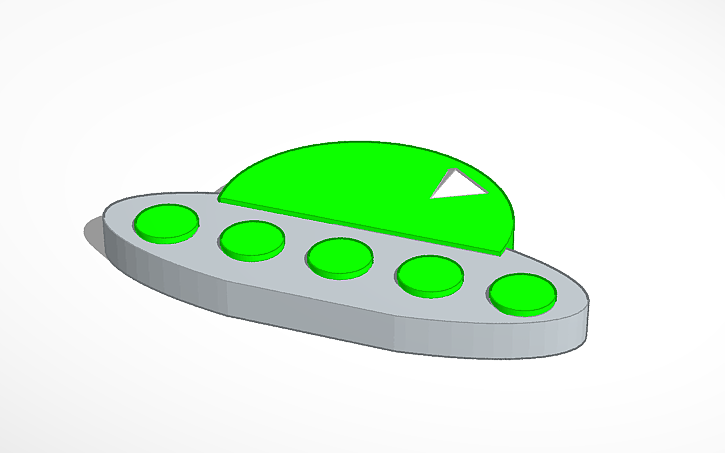 3D design UFO - Tinkercad