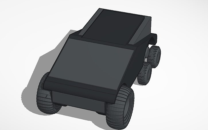 3D design Moon Rover - Tinkercad