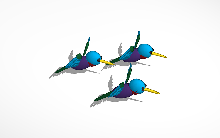 3D design birds | Tinkercad
