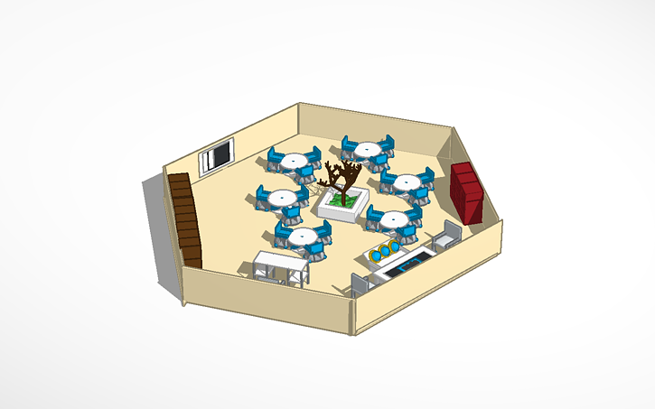3d Design Modern Classroom Tinkercad