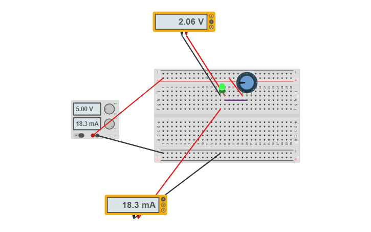 Circuit Design Led Tinkercad