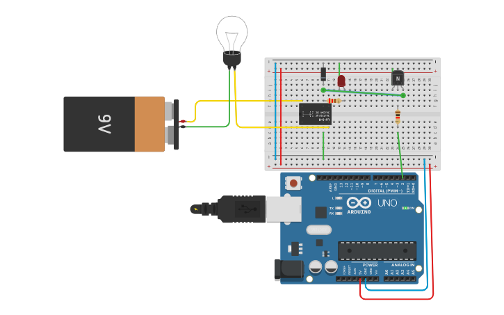 Circuit Design Circuito Relay Tinkercad