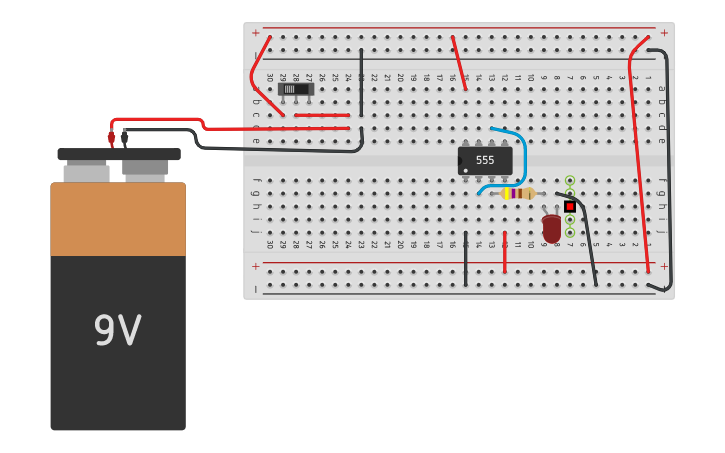 Circuit Design 555 Timer 1d Tinkercad