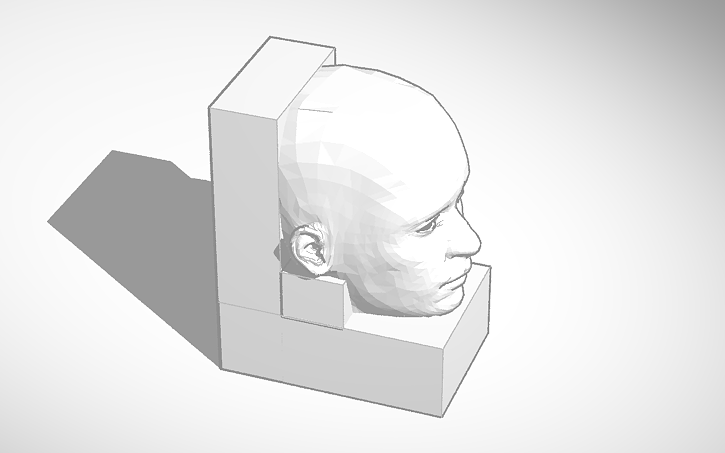 3D design Cabeça - Tinkercad