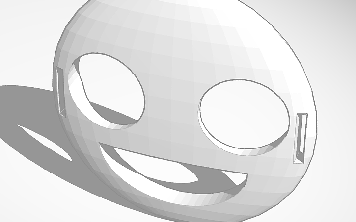 3D design Mask - Tinkercad