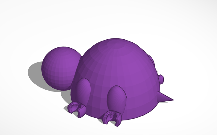 3D design Robot Turtle - Tinkercad