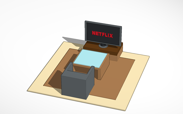 3D design NETFLIX | Tinkercad