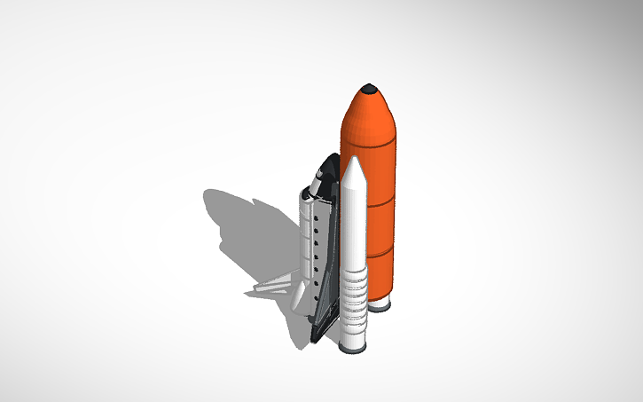 3D design Space Shuttle - Tinkercad