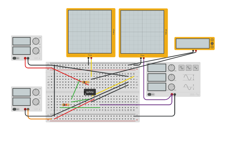 Circuit Design Copy Of Inverting Amplifier Op Amp Tinkercad