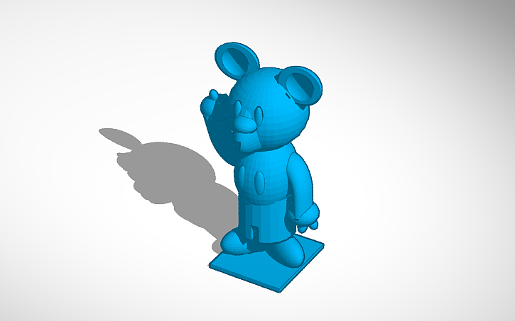 3d Design Mickey Tinkercad 