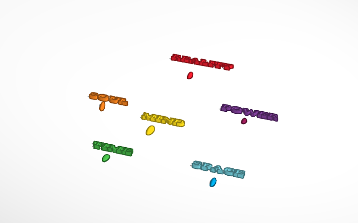 3D design Infinity Gems | Tinkercad