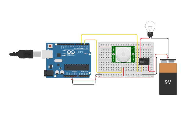 Circuit design Praktikum 7_Bagian 2 | Tinkercad